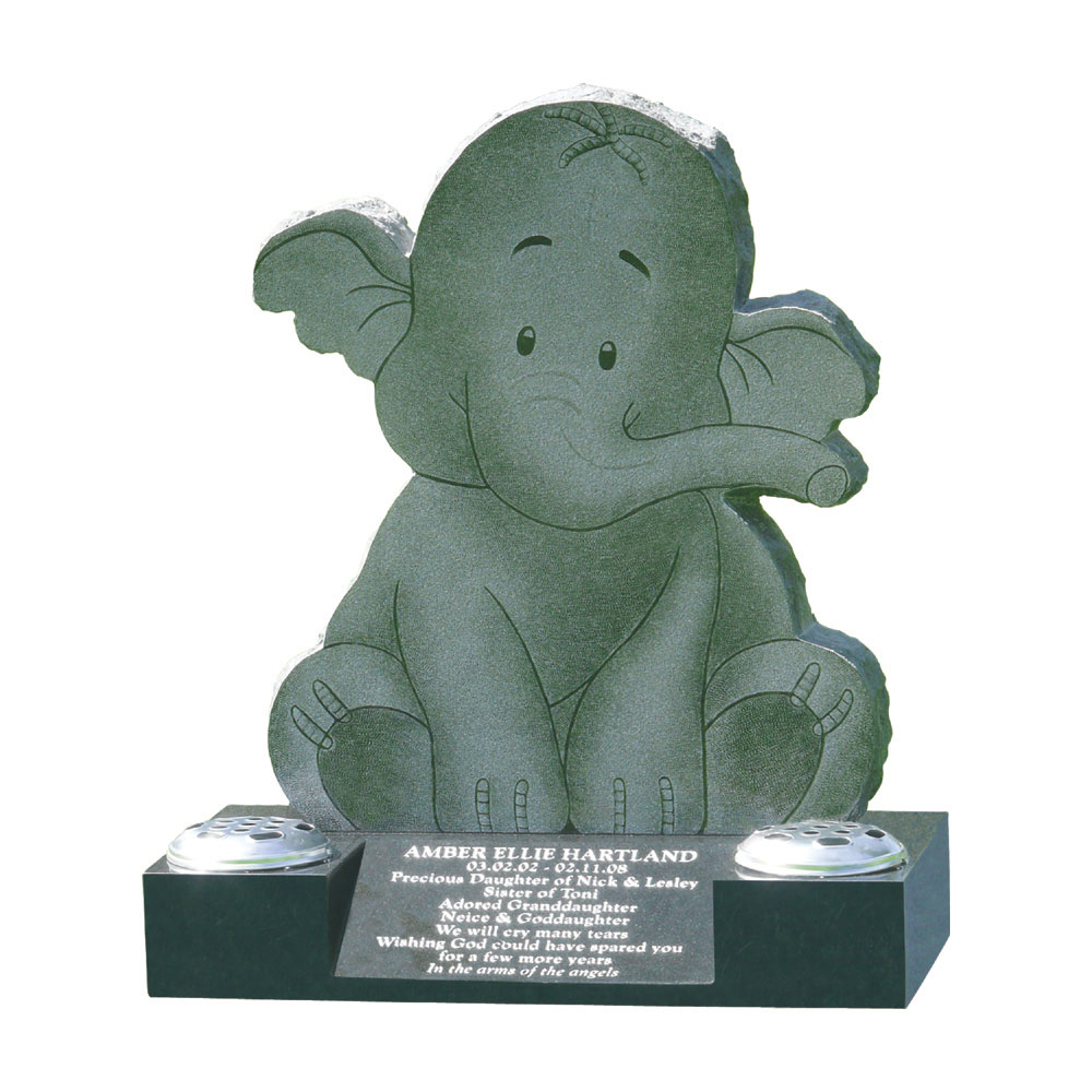 CH196 - Elephant Shaped Headstone | Memorials of Distinction