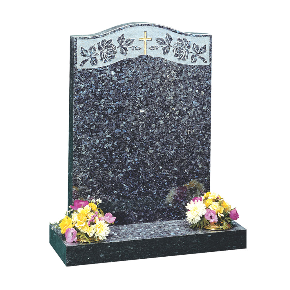 GHS17 - Cross and Roses Headstone - Memorials of Distinction
