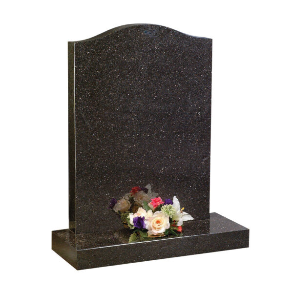 GHS35 - Galaxy Ogee Top Headstone - Memorials of Distinction