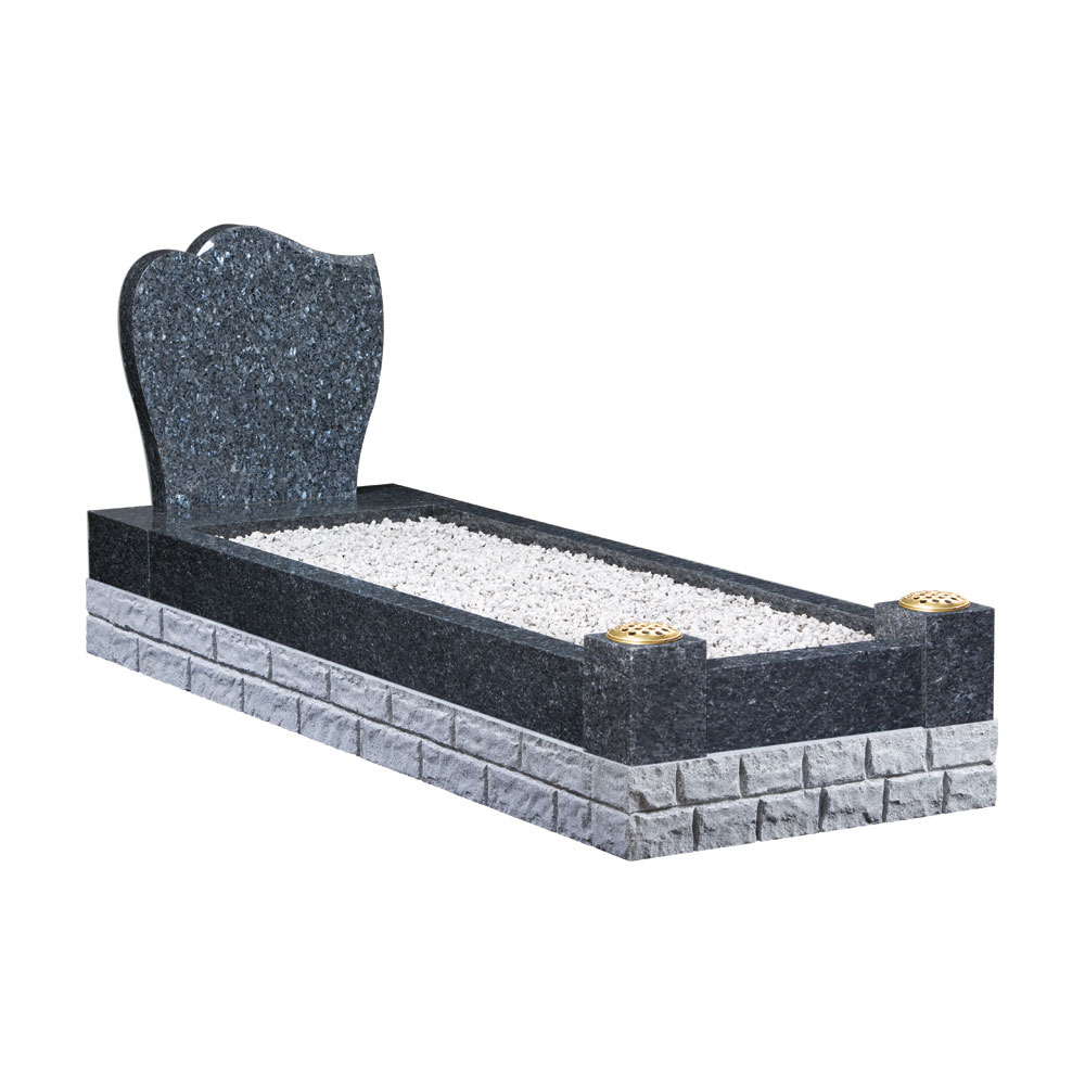 GF129 - Memorial with Brick Kerbing Option - Memorials of Distinction