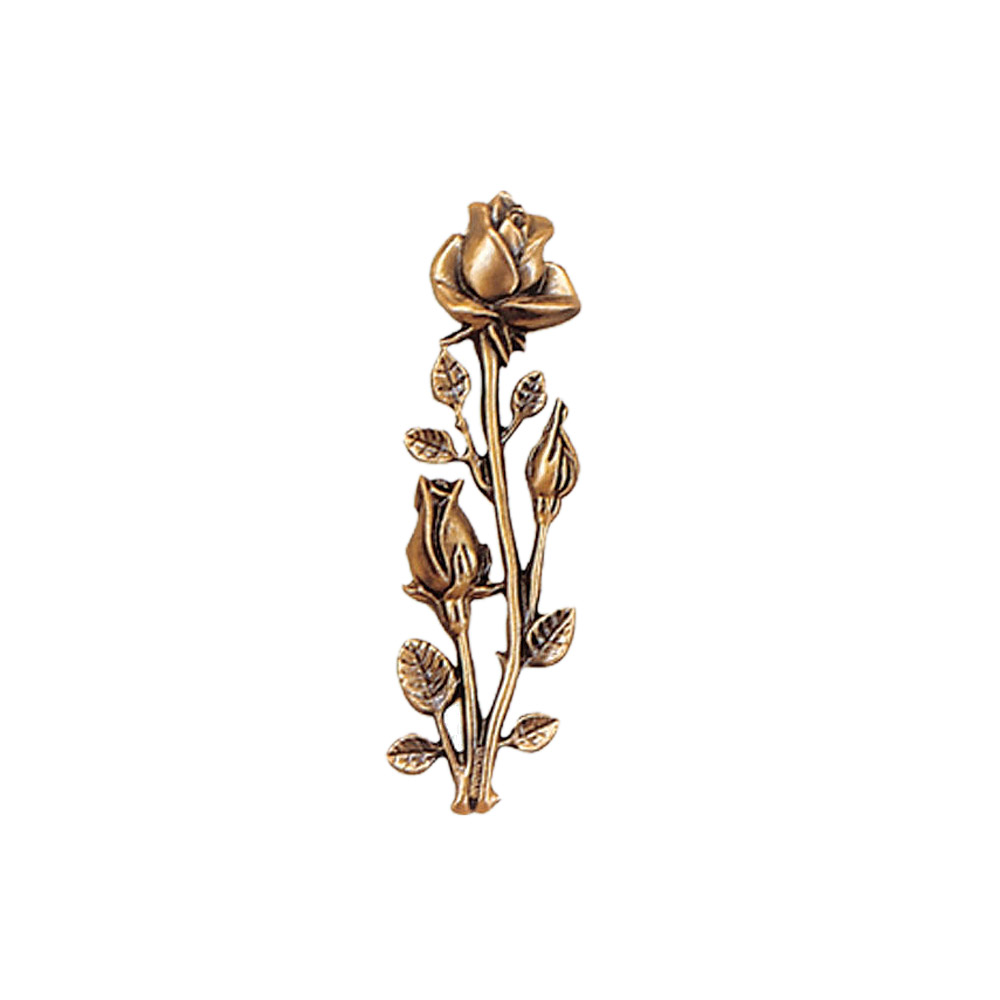 BZ5 - Long Stem Rose Ornament - Memorials of Distinction