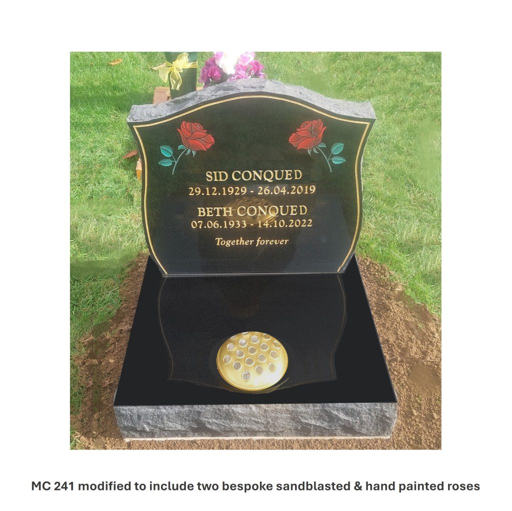 MC241 - Rustic Headstone Small Memorial - Memorials of Distinction